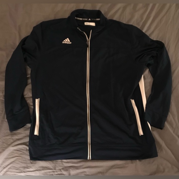 adidas | Jackets & Coats | Adidas Climalite Dark Blue Track Jacket ...